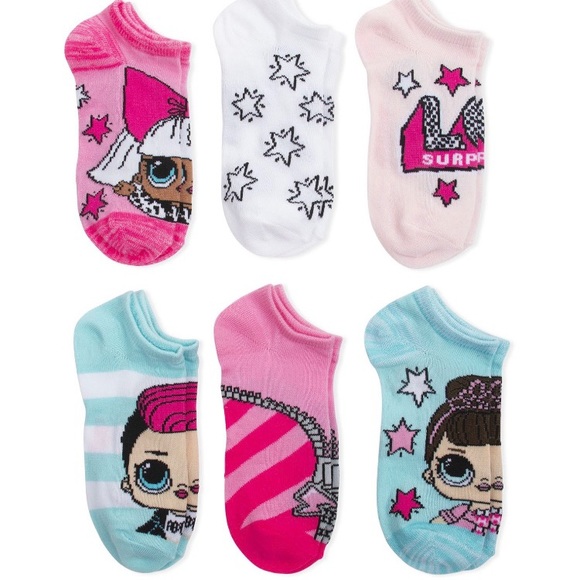 L.O.L | Accessories | Lol Surprise Girls L No Show Socks 6 Pack | Poshmark